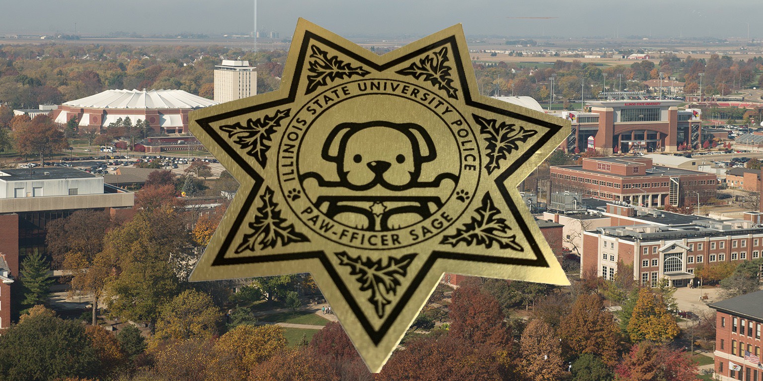 The newest addition to Illinois State University's Police Department ...